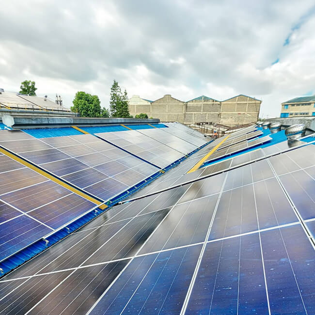 Nairobi Manufacturer, 650 kWp Grid-Tied Solar System | CP Solar Resources